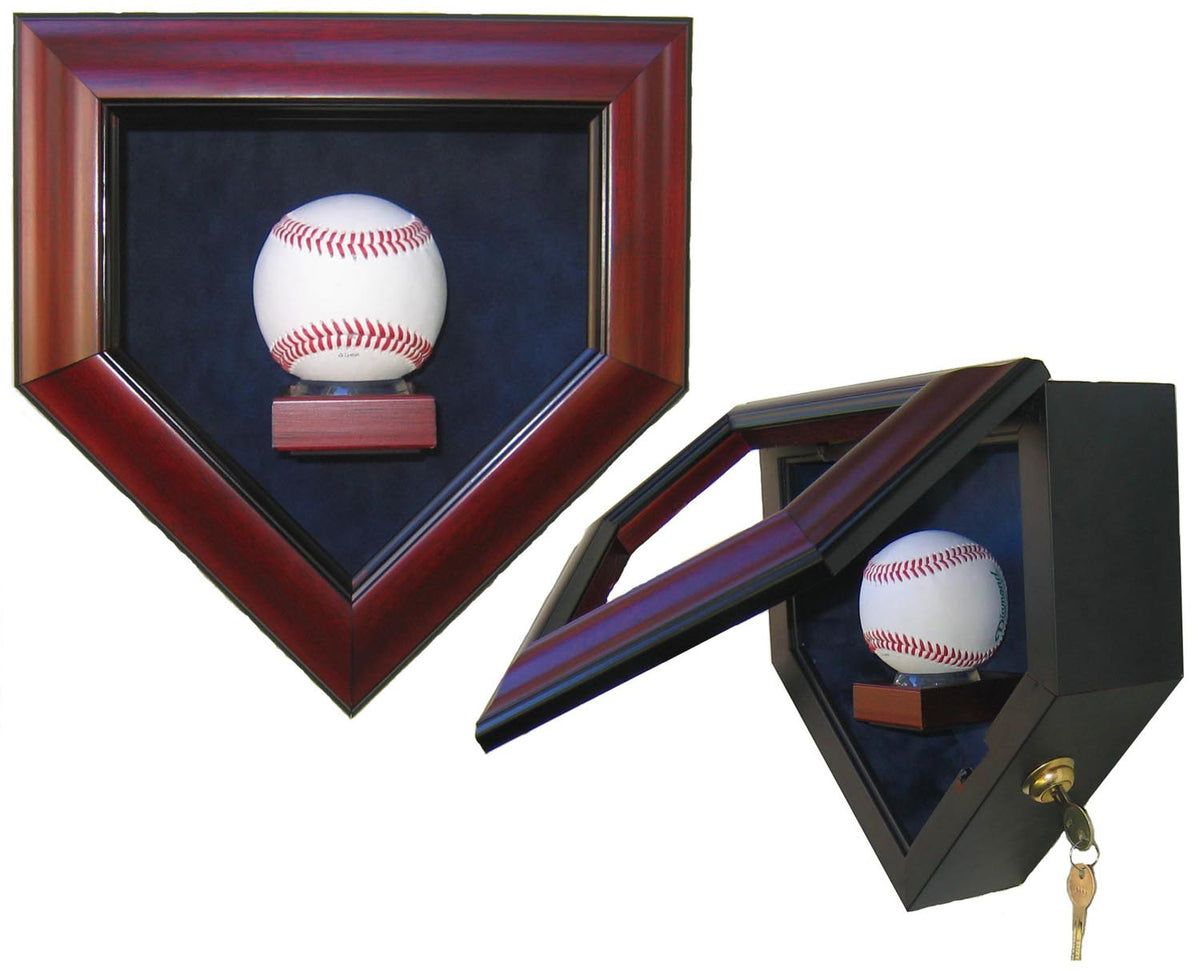 1 Baseball Homeplate Shaped Display Case – Homeplate Heroes
