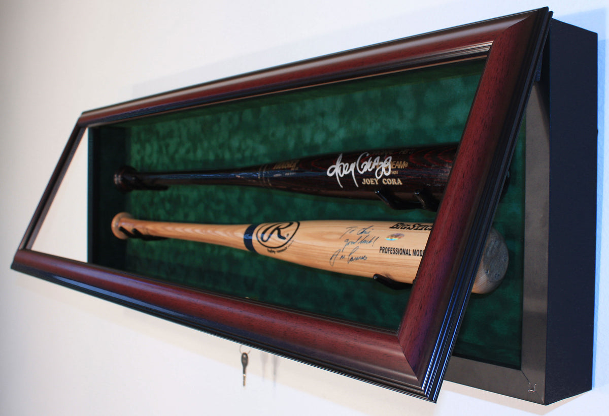 2 Baseball Bat Display Case – Homeplate Heroes