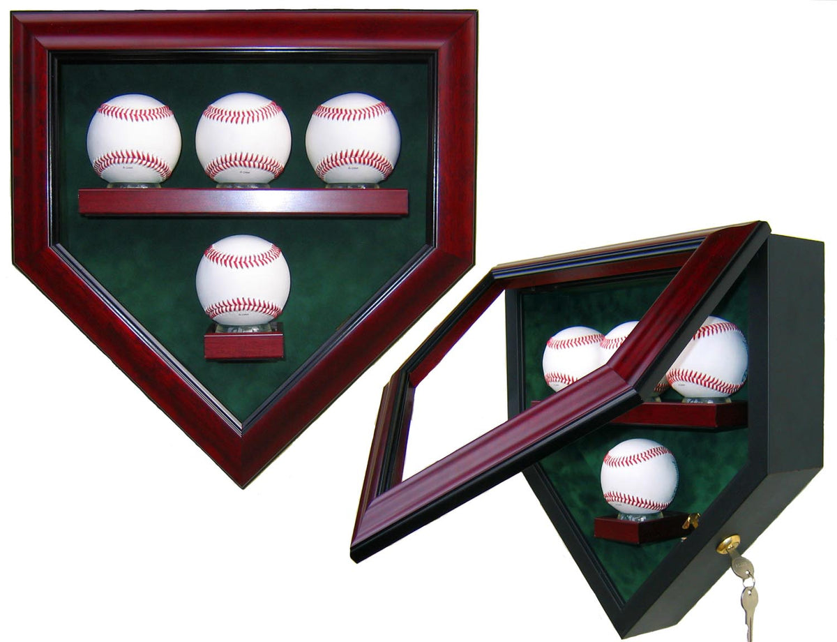 4 Baseball Homeplate Shaped Display Case – Homeplate Heroes